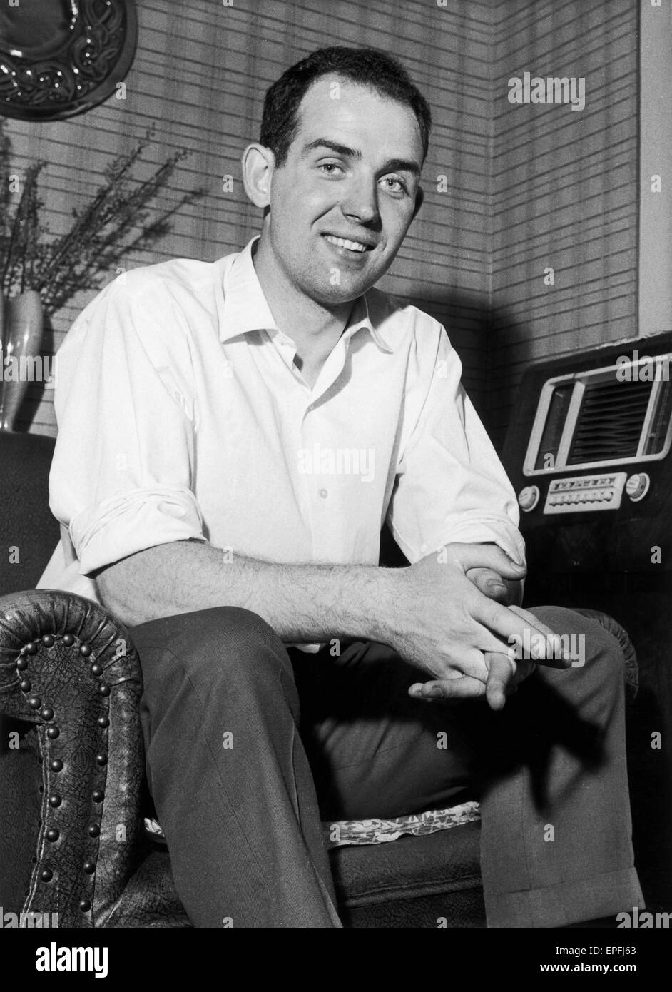 John Divers Relaxing at home circa 1958 Stock Photo - Alamy