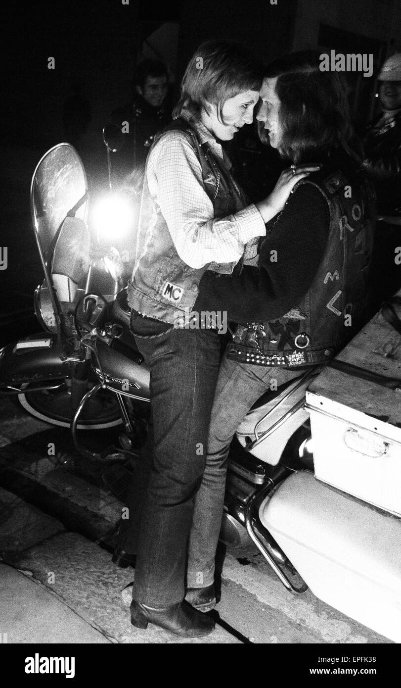 Young couple, Katie Overton and Alan Hutson, pictured outside a club in ...