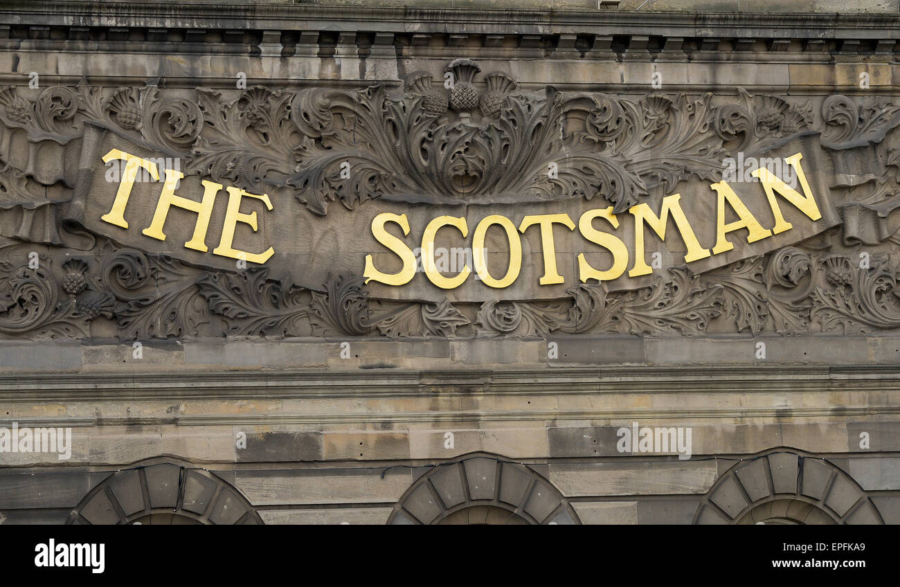 The scotsman newspaper hi-res stock photography and images - Alamy