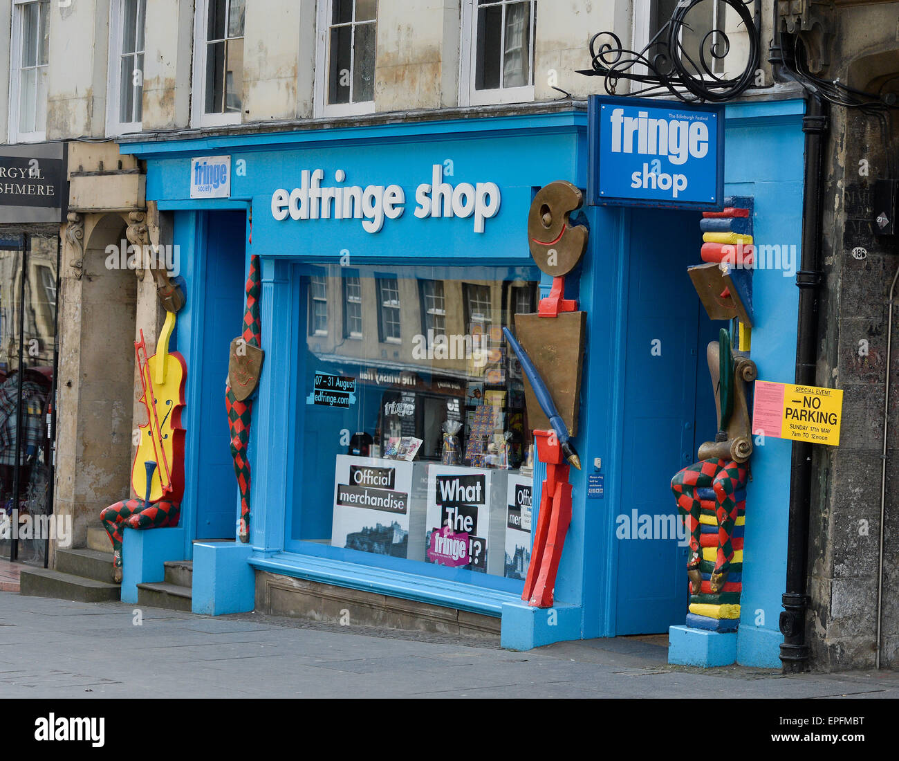 The Edfringe Shop on the Royal Mile Stock Photo - Alamy