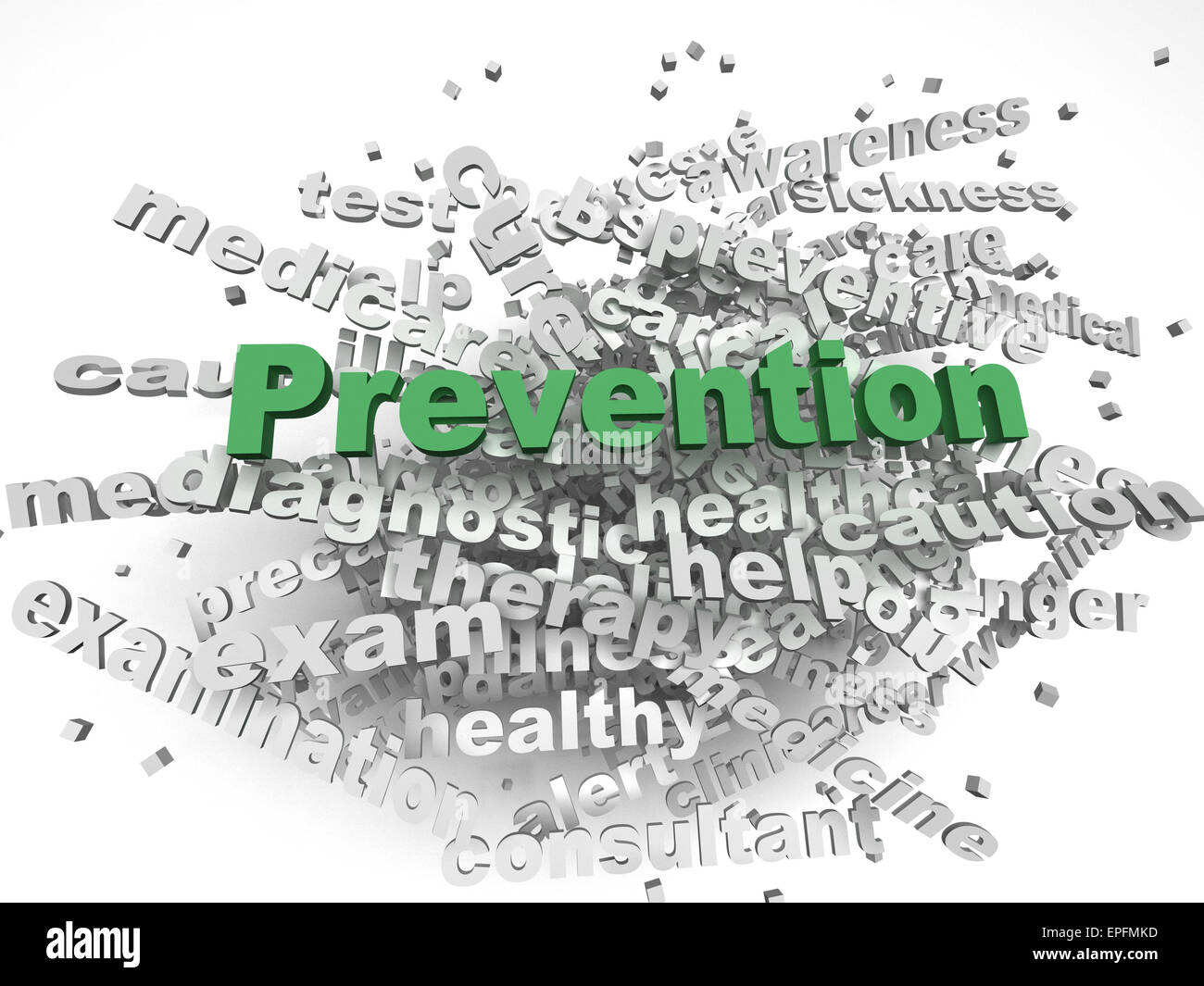 3d image Prevention issues concept word cloud background Stock Photo ...
