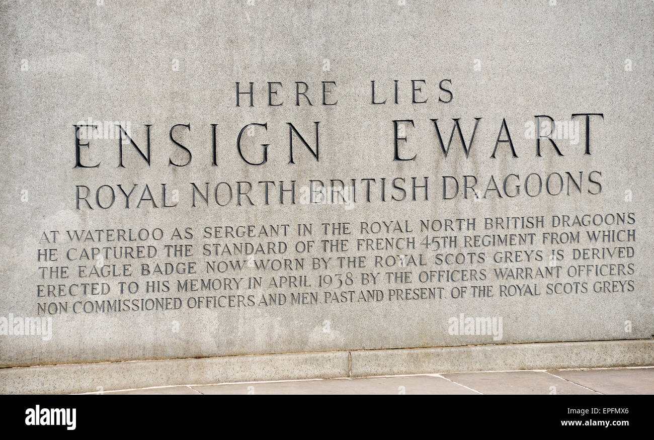 Ensign Charles Ewart 1769 – 1846 was a Scottish soldier of the Royal ...