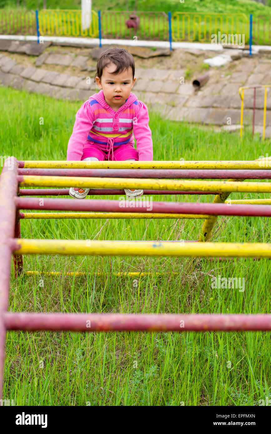 Climbing playground ladder hi-res stock photography and images - Alamy