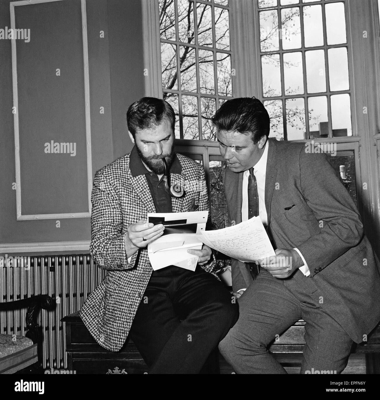 Ray galton and alan simpson Black and White Stock Photos & Images - Alamy