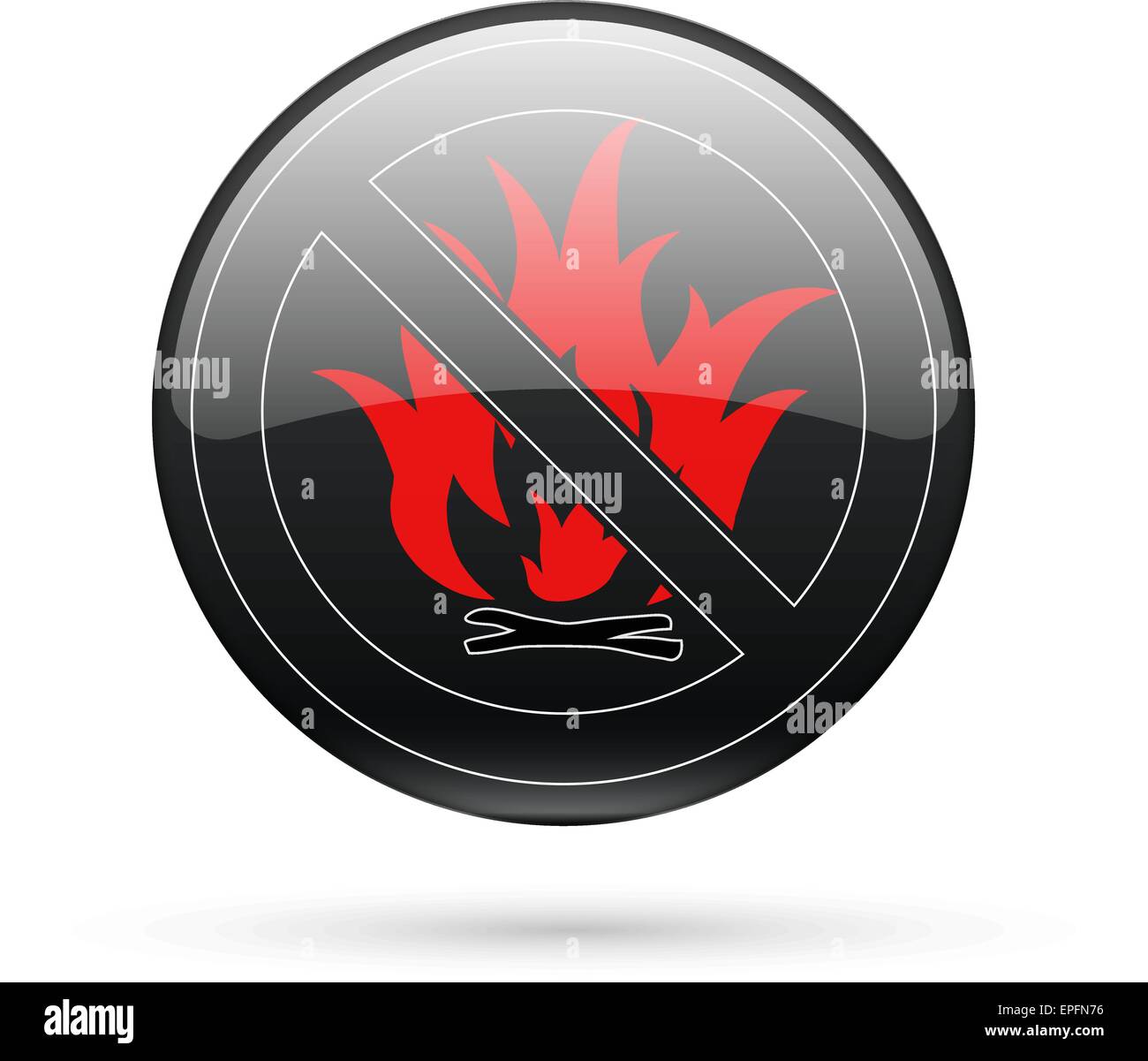 No fire sign Stock Vector Image & Art - Alamy