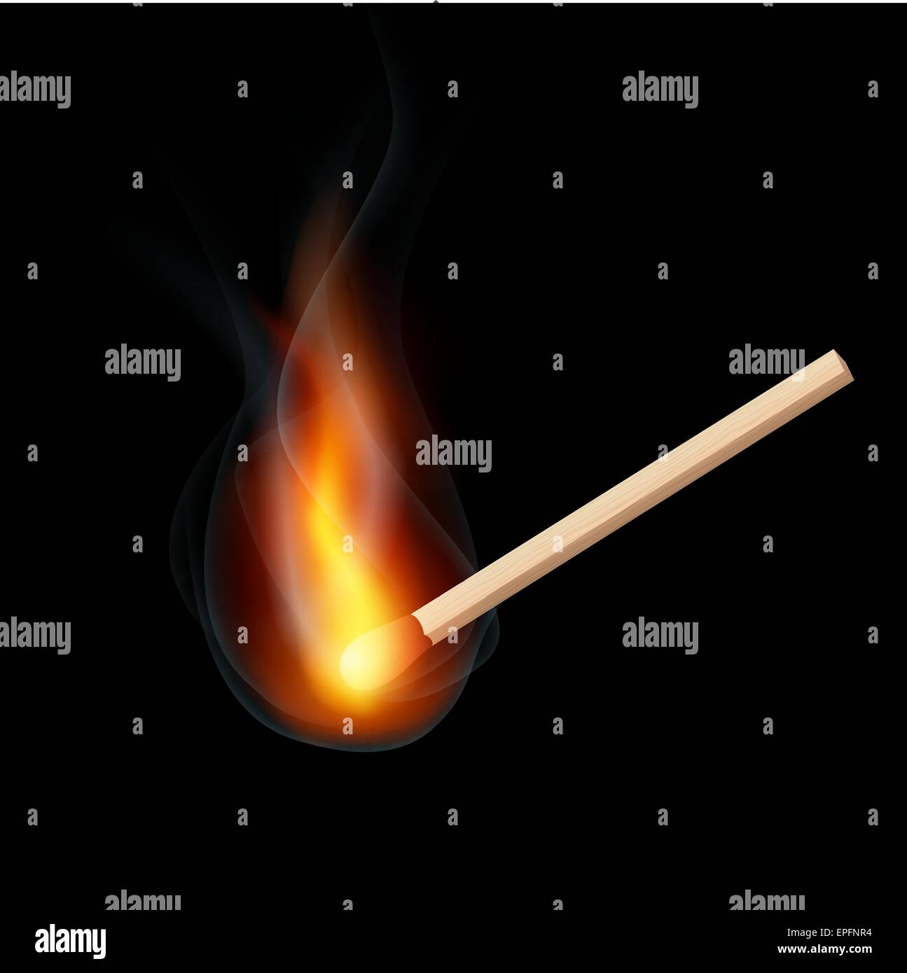 Strike match stick Stock Vector Images - Alamy
