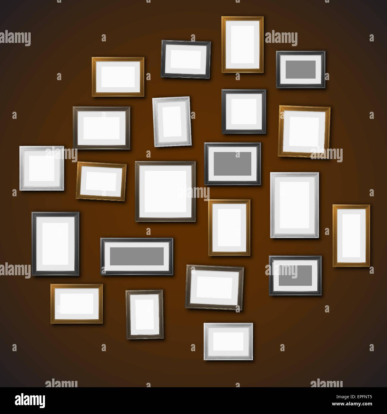 Gold gilt frame Stock Vector Images - Alamy