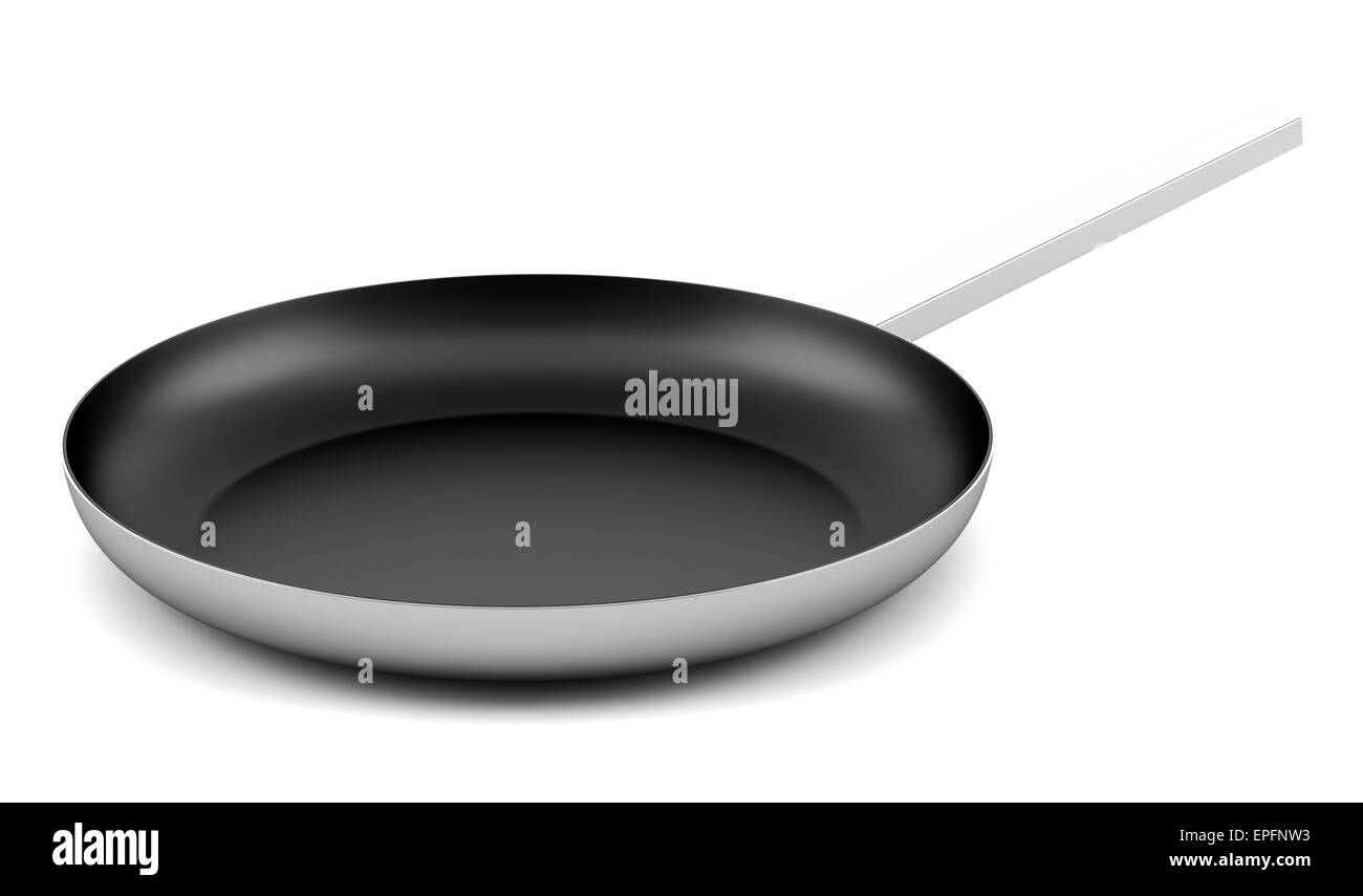 cooking pan isolated on white background Stock Photo - Alamy