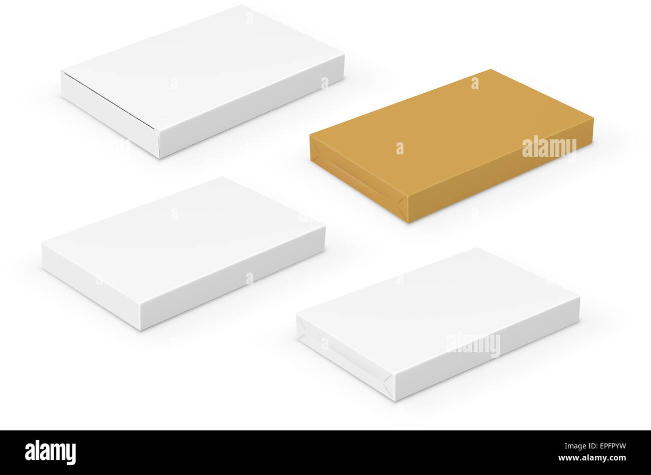 Set of boxes Stock Vector Image & Art - Alamy