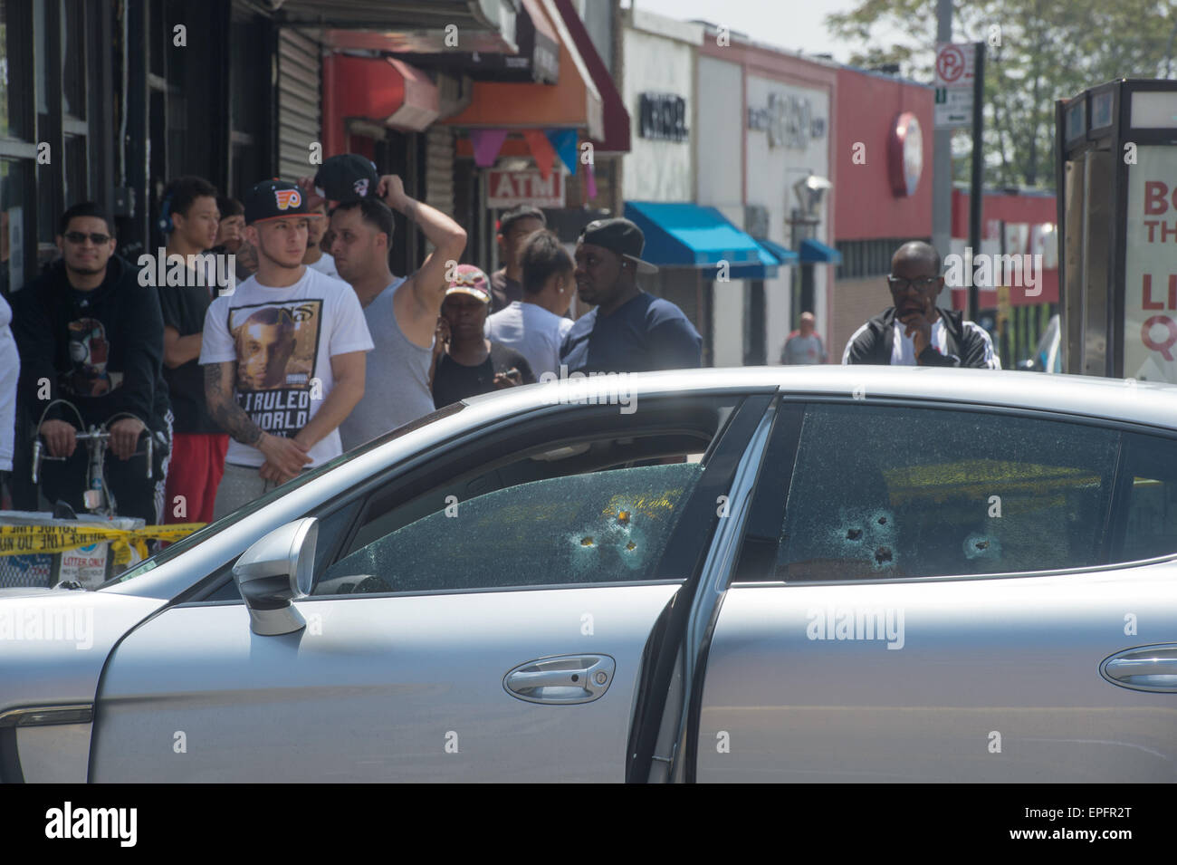 Queens, New York, USA. 17th May, 2015. Rapper CHINX DRUGZ, whose real ...
