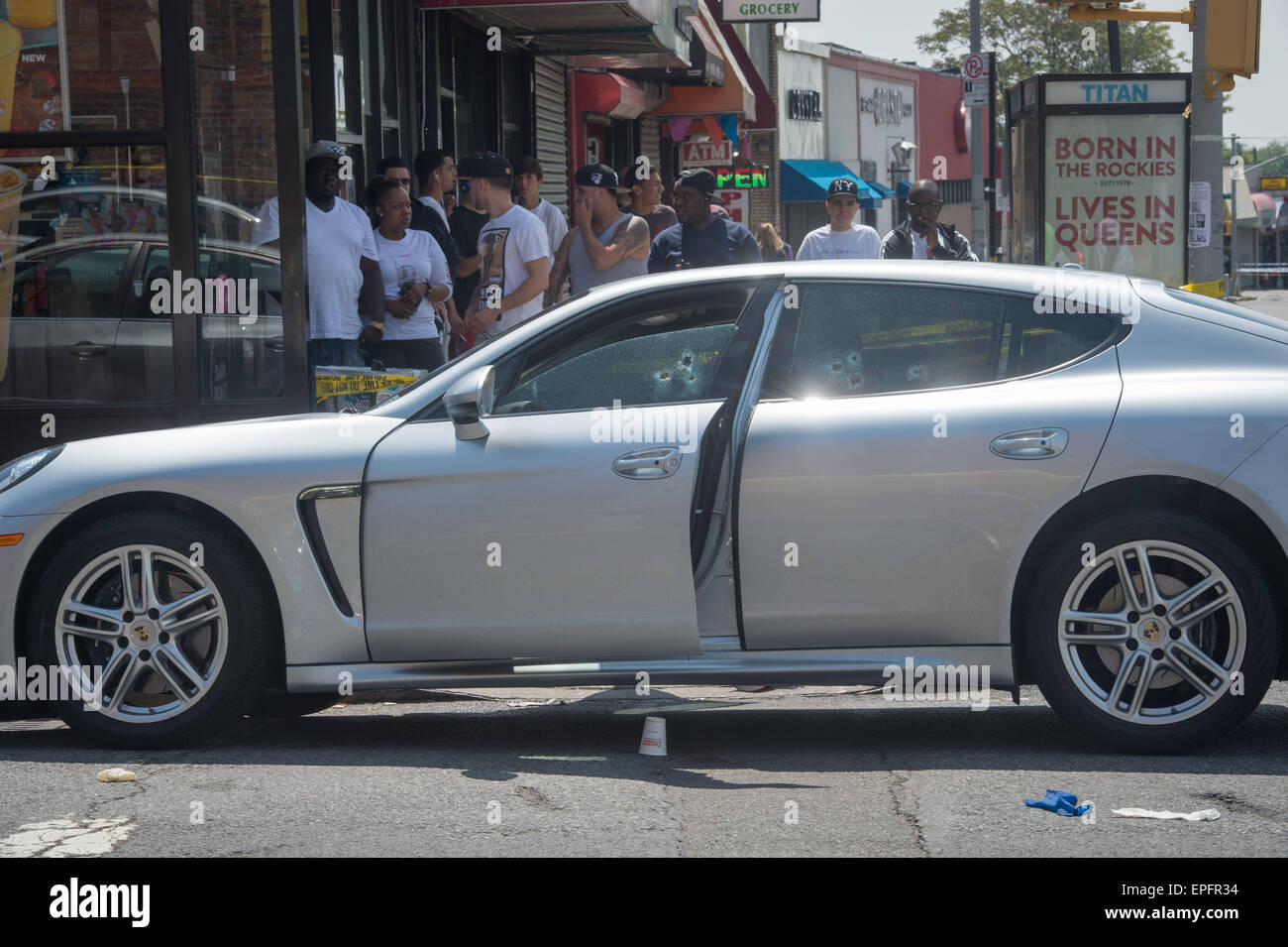 Queens, New York, USA. 17th May, 2015. Rapper CHINX DRUGZ, whose real ...
