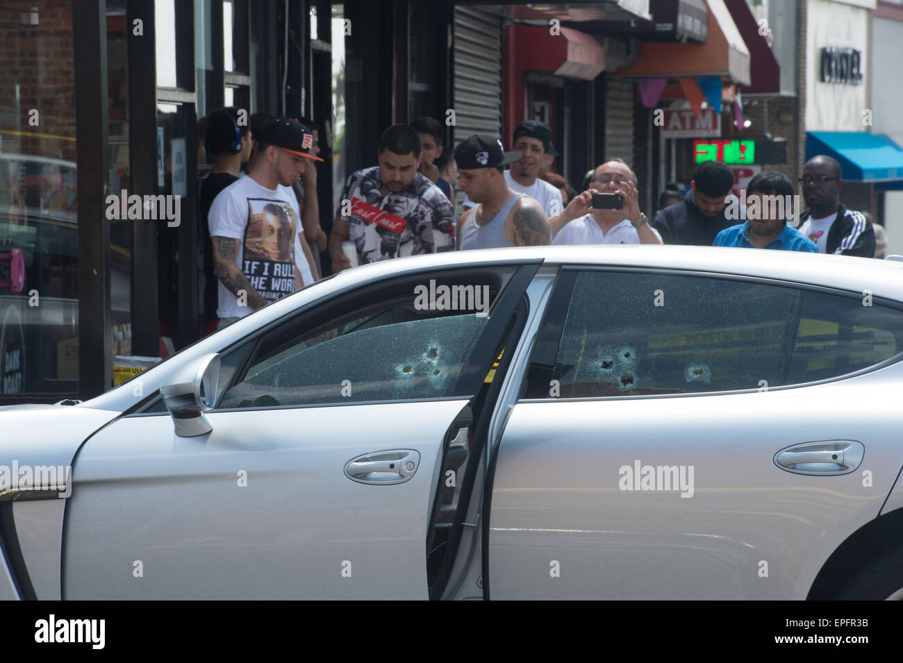 Queens, New York, USA. 17th May, 2015. Rapper CHINX DRUGZ, whose real ...