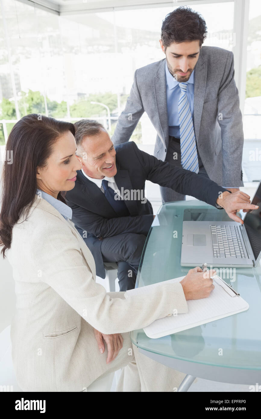 Business team hard at work Stock Photo - Alamy