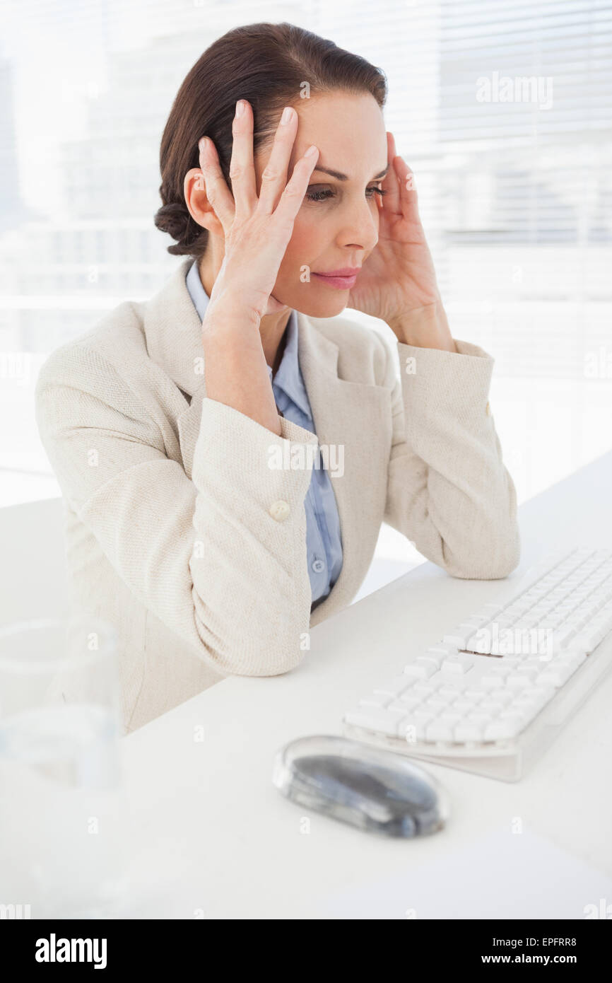 Woman grasping hi-res stock photography and images - Alamy