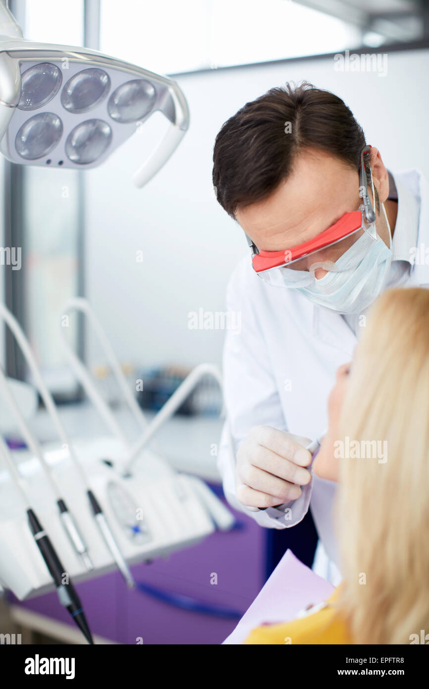 At the doctor's Stock Photo - Alamy