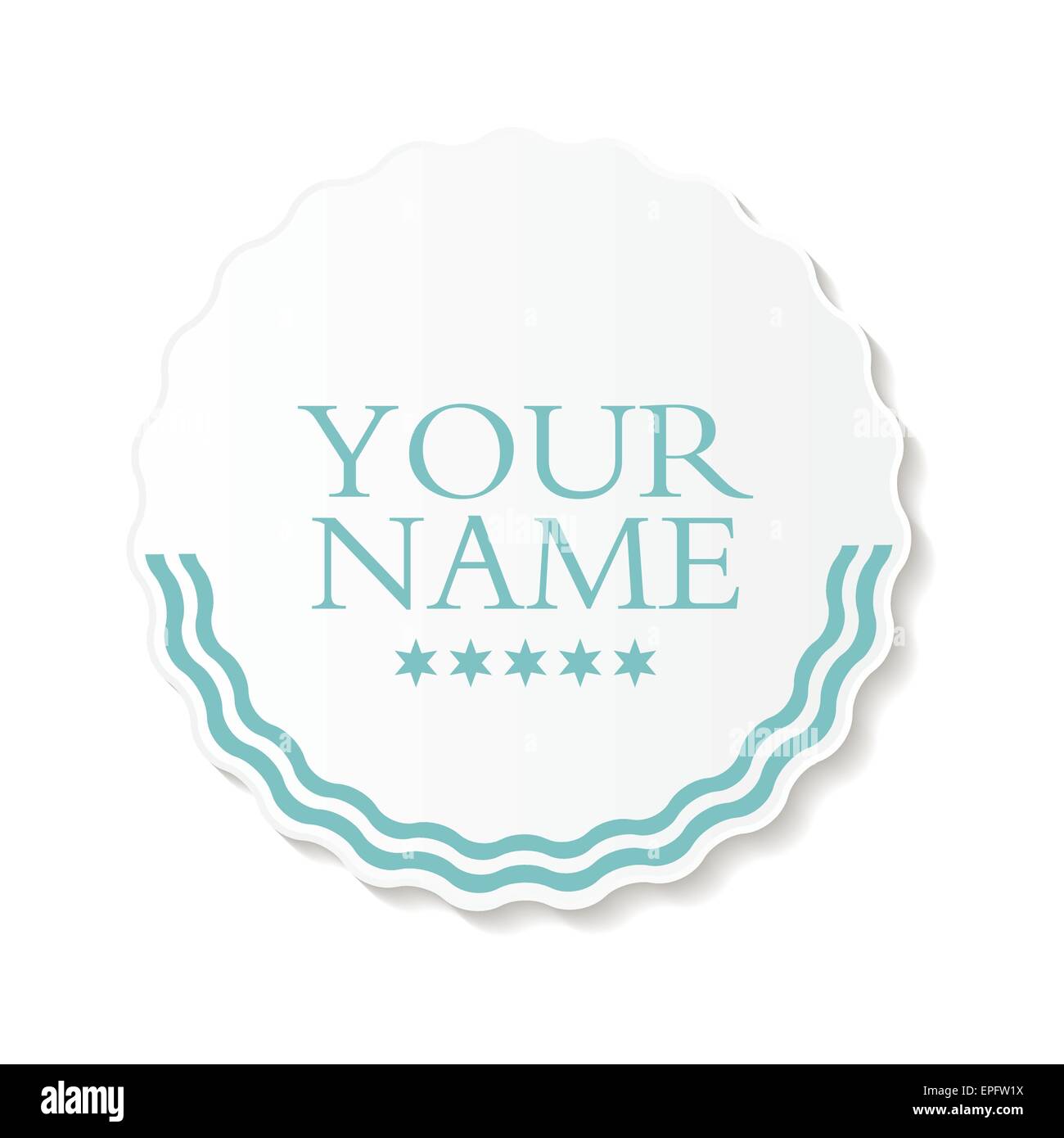 Abstract Design Label Vector Illustration Stock Vector Image & Art - Alamy