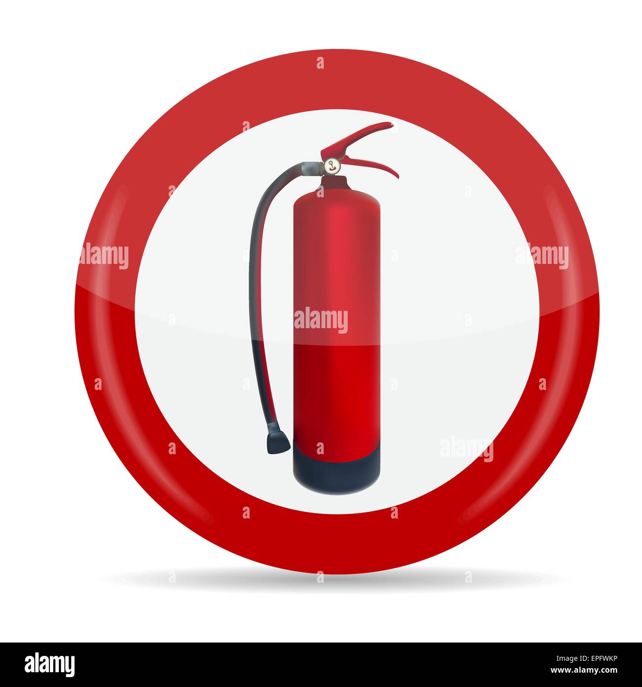 Fire Extinguisher Sign Vector Illustration Stock Vector Image & Art - Alamy