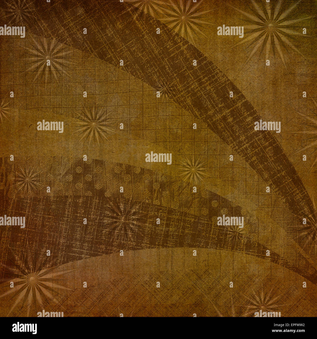 Abstract ancient background in scrapbooking style with ornamental Stock ...