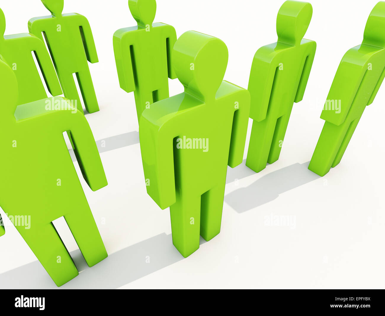 People on white Stock Photo - Alamy