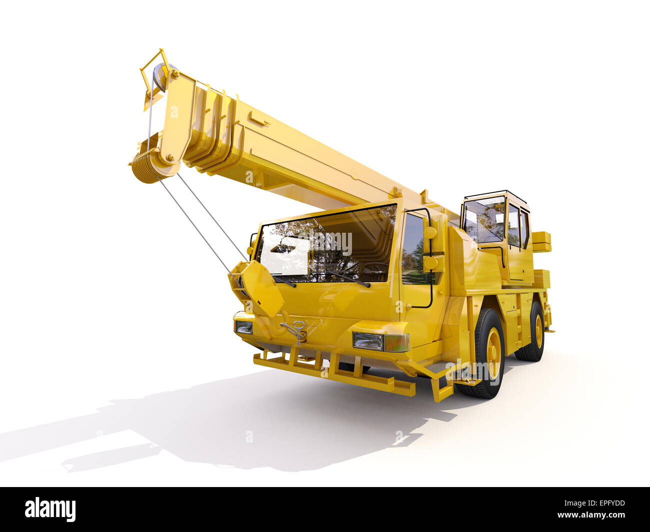 Crane outriggers hi-res stock photography and images - Alamy