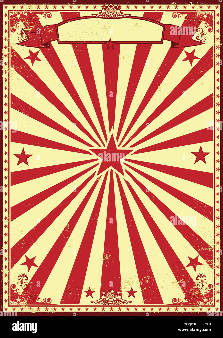 Vintage circus background frame hi-res stock photography and images - Alamy