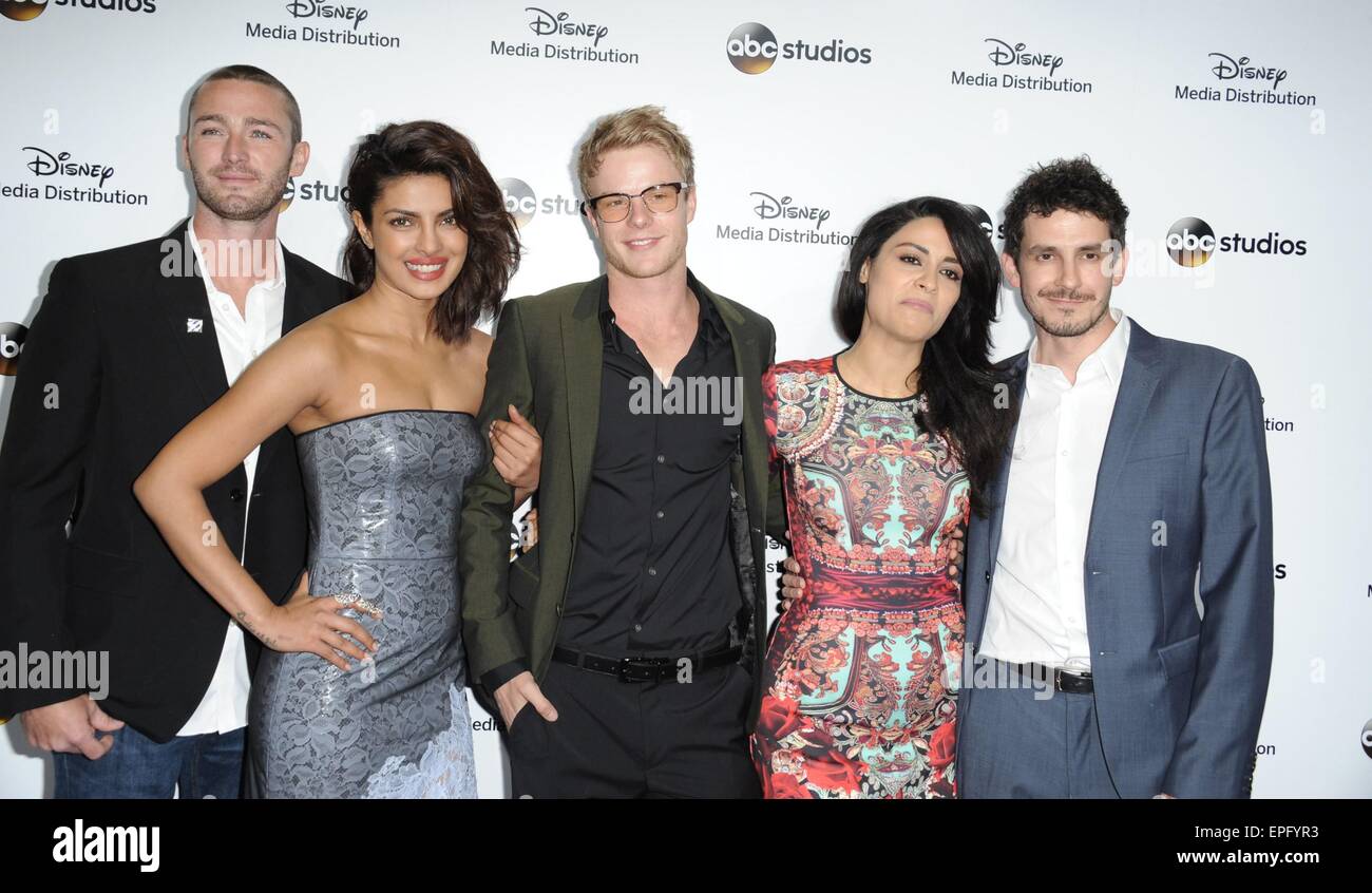 Burbank, CA. 17th May, 2015. Cast Of Quantico at arrivals for Disney ...
