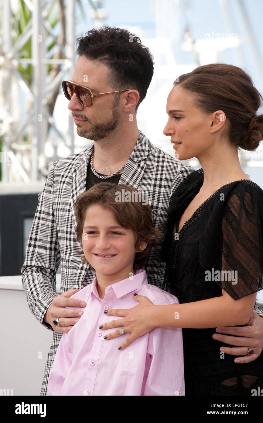 Cannes, France. 17th May, 2015. Actors Gilad Kahana and Amir Tessler ...