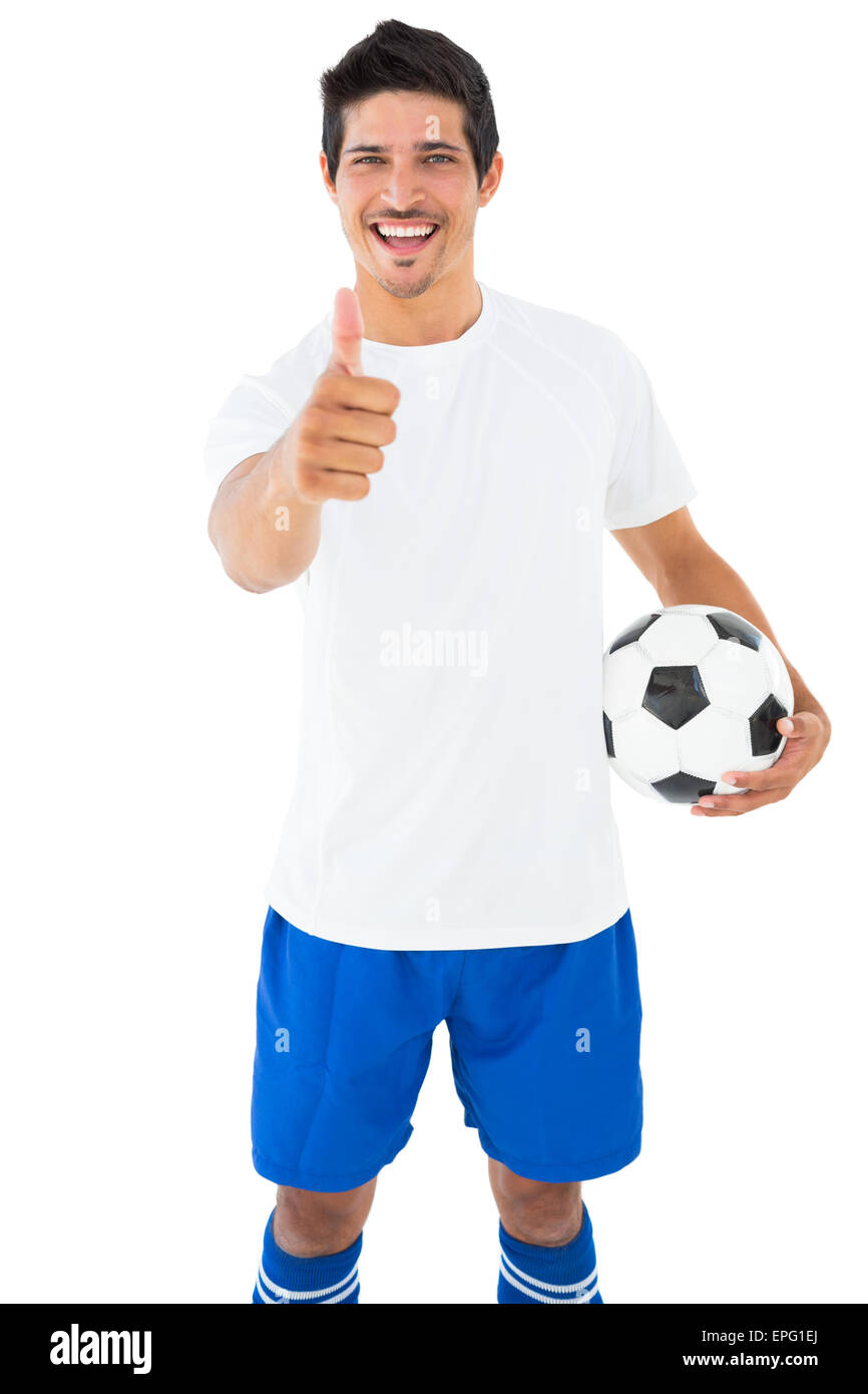 Soccer Player Showing Thumbs Up High Resolution Stock Photography and ...