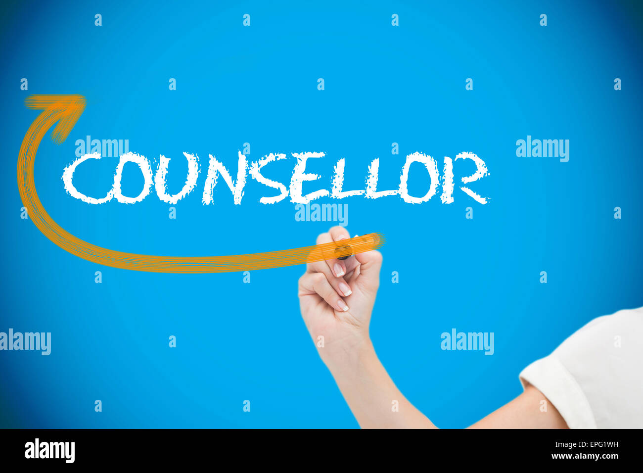 Counsellor woman hi-res stock photography and images - Alamy