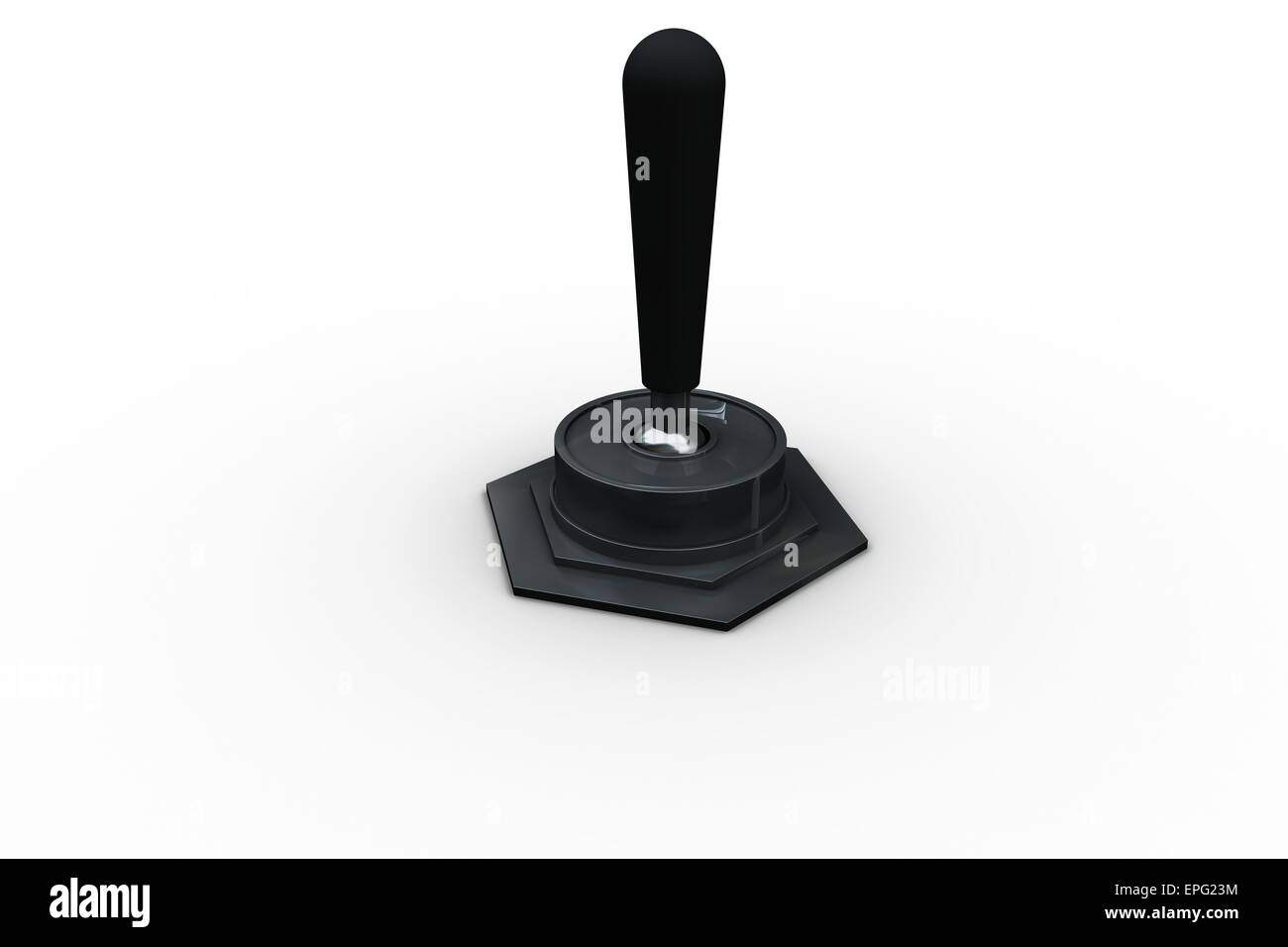 Digitally generated metal flip switch Stock Photo - Alamy