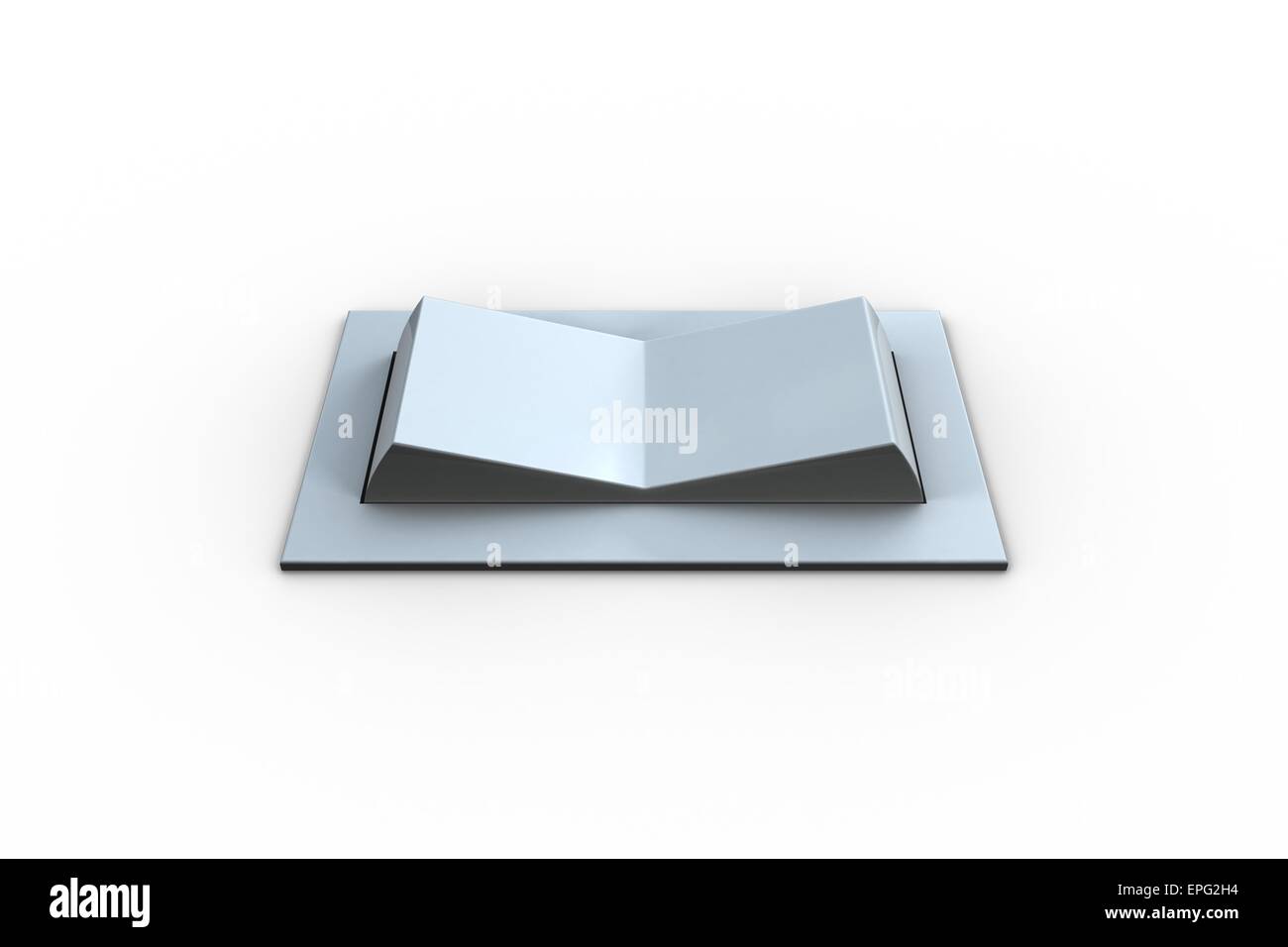 Digitally generated white flip switch Stock Photo - Alamy