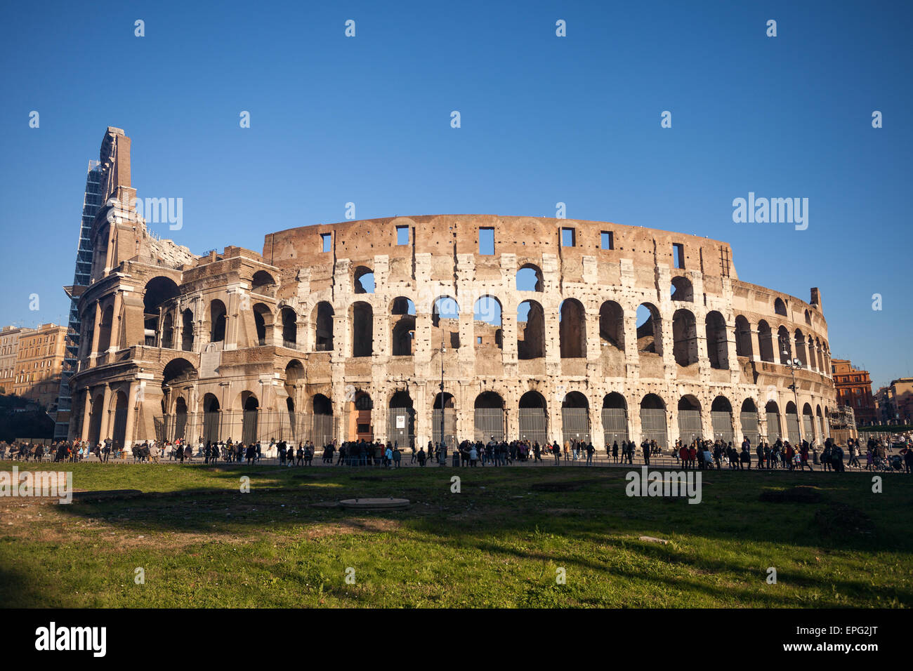 Famous Colosseum in Rome, Italy Stock Photo - Alamy