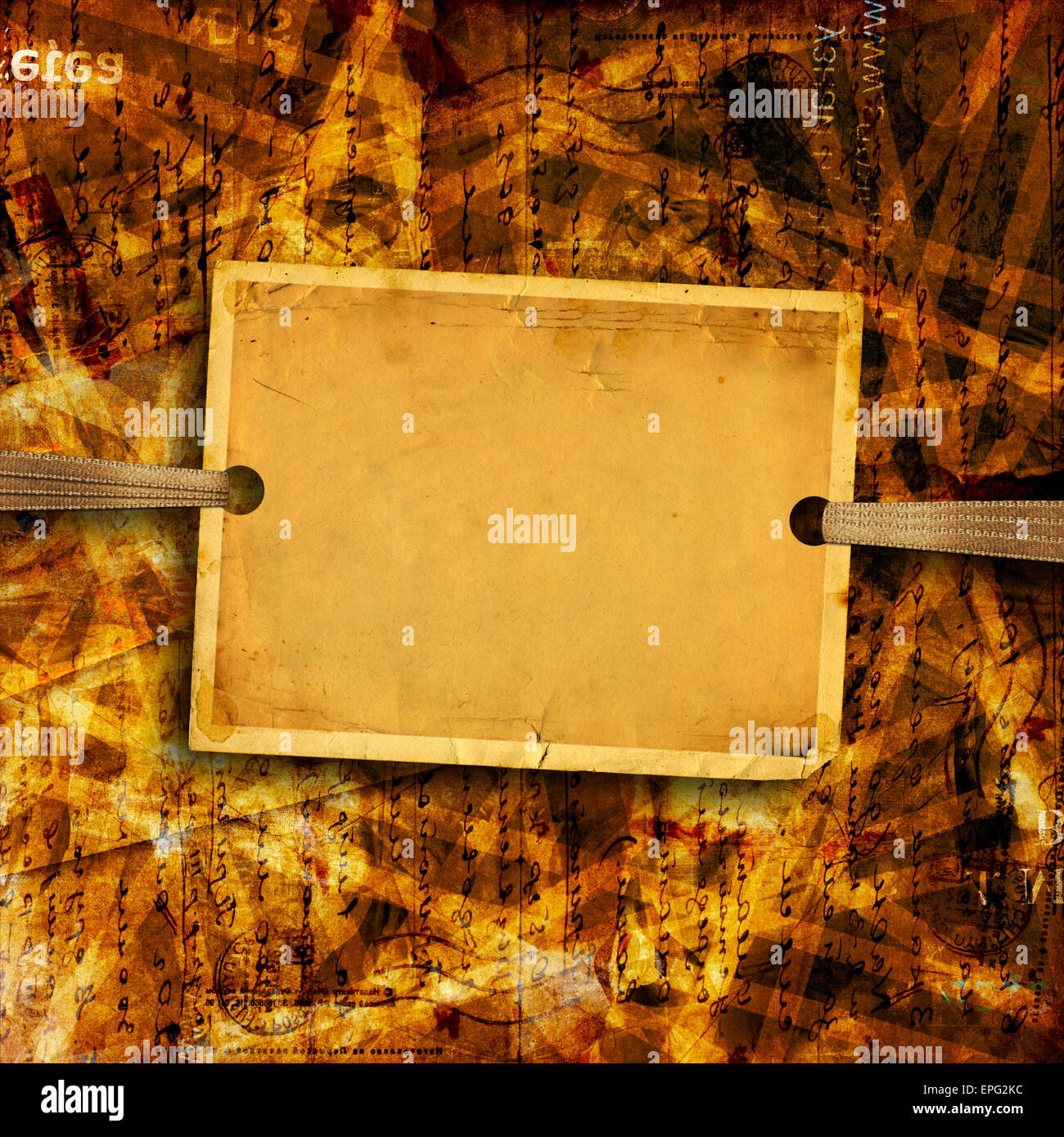 Old sheet of paper for ads and advertising on abstract background Stock ...