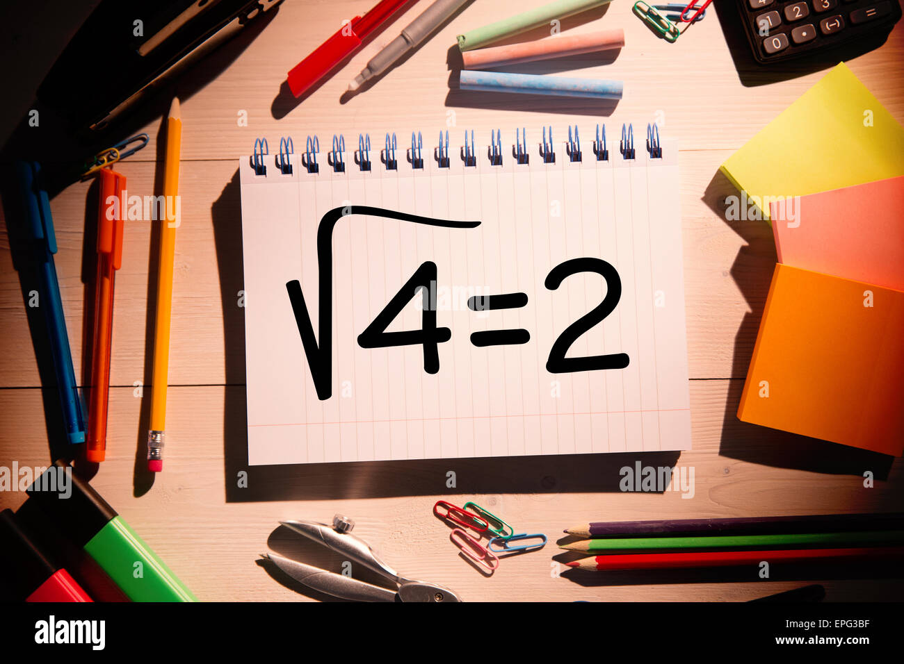 Square root calculator hi-res stock photography and images - Alamy