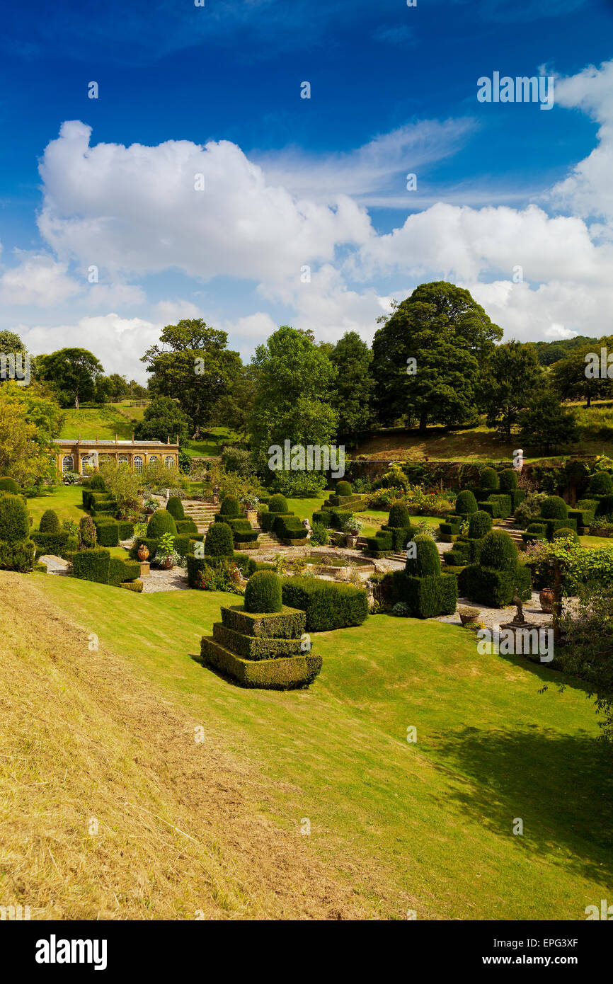 Mapperton gardens jacobean manor house hi-res stock photography and ...