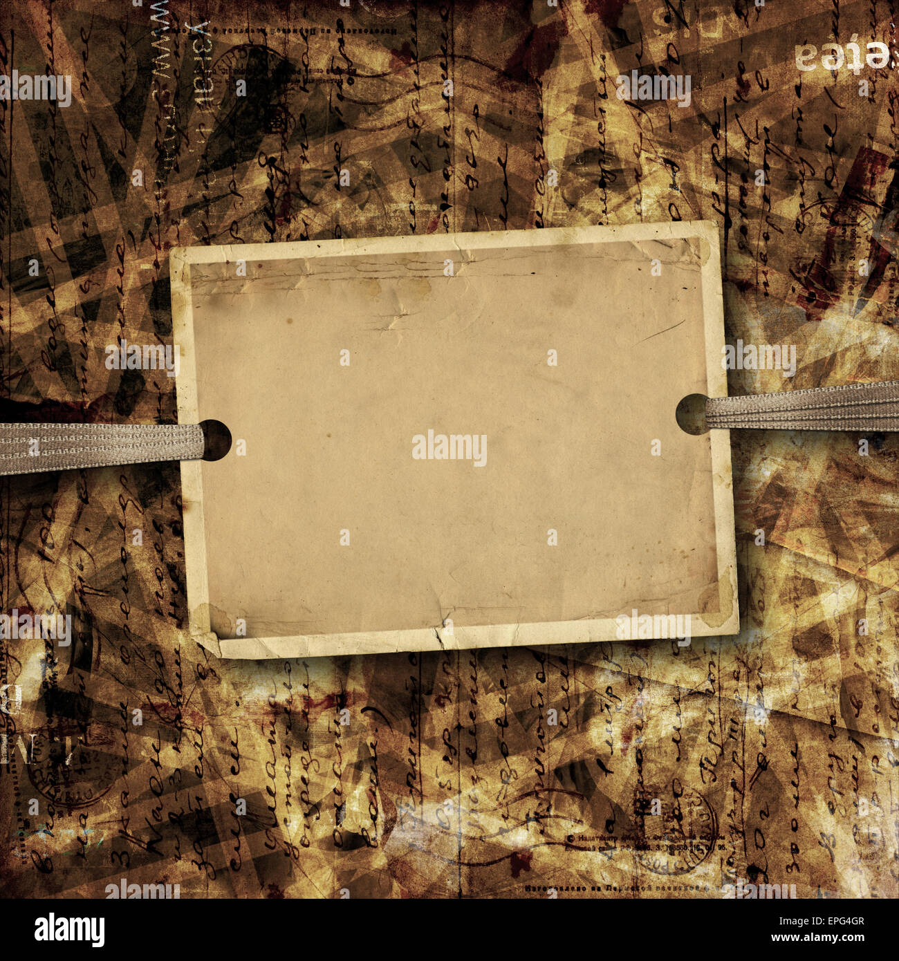 Old sheet of paper for ads and advertising on abstract background Stock ...