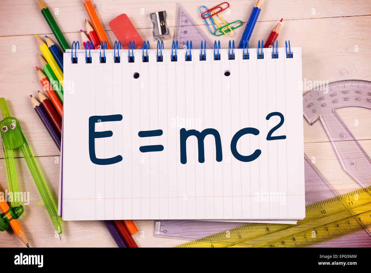 Composite image of theory of relativity Stock Photo - Alamy
