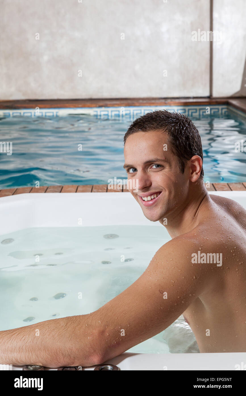 Jacuzzi and old people hi-res stock photography and images - Alamy