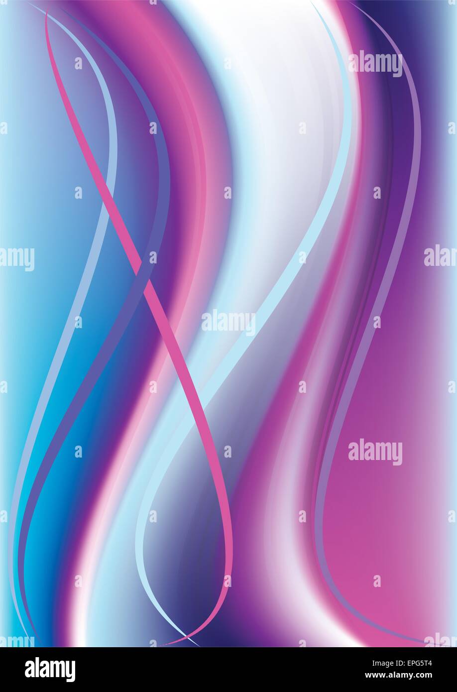 Soft purple flowing gradient waves Stock Vector Images - Alamy