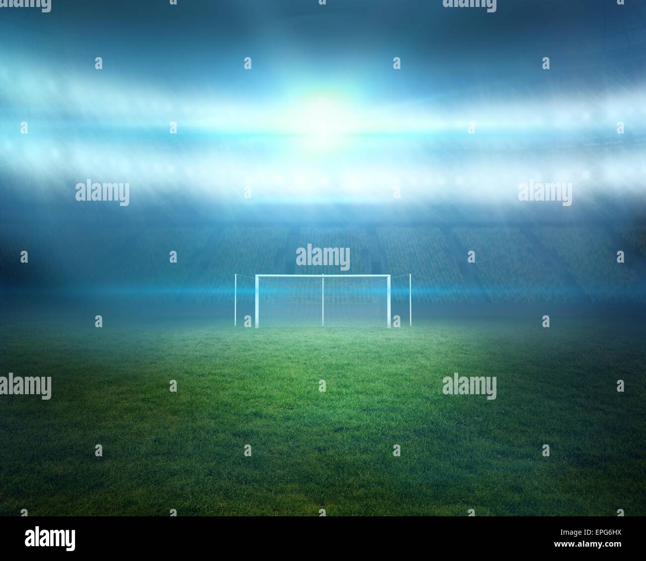 Football net spotlight hi-res stock photography and images - Alamy