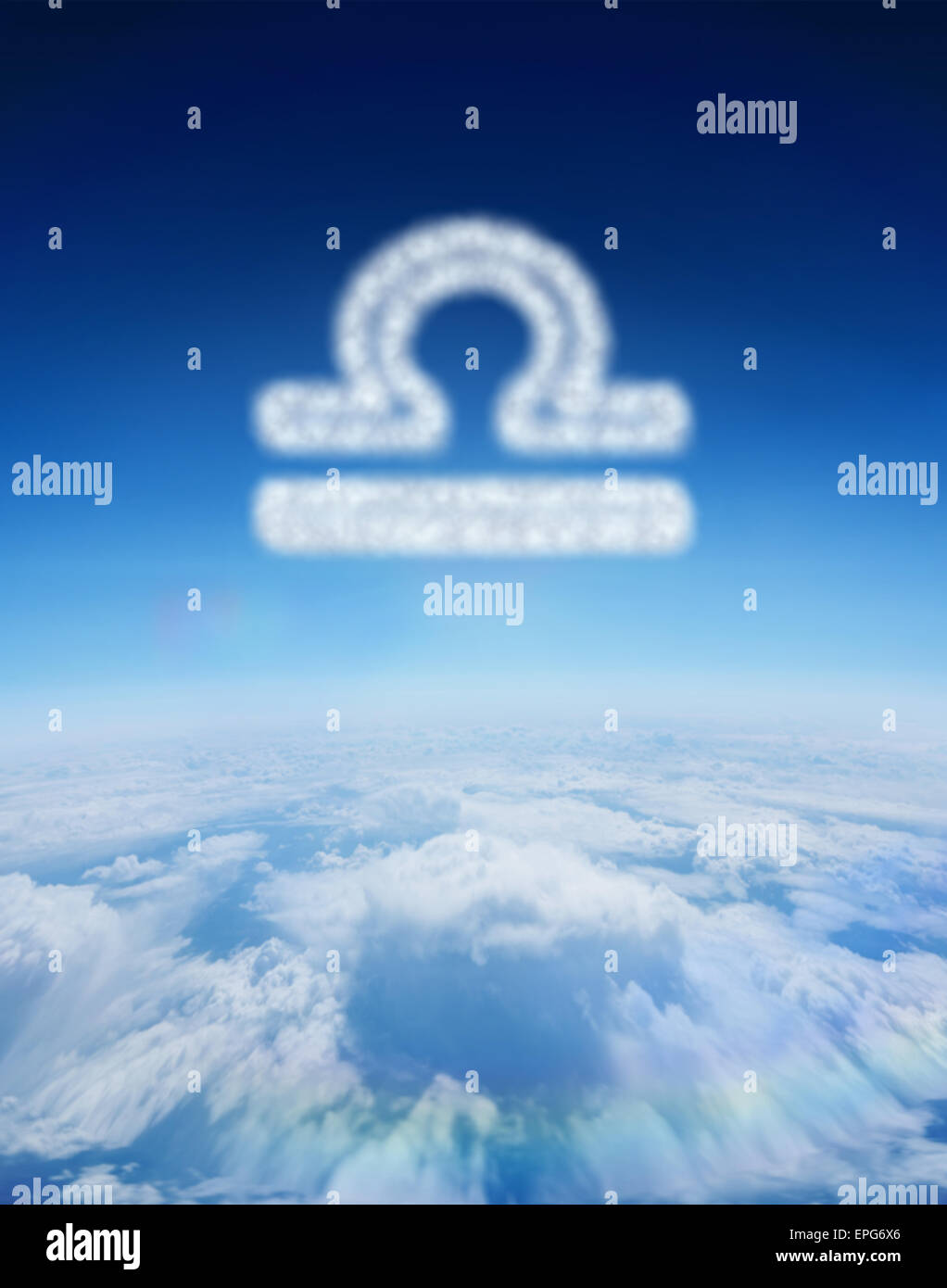 Libra zodiac sign outline hi-res stock photography and images - Alamy