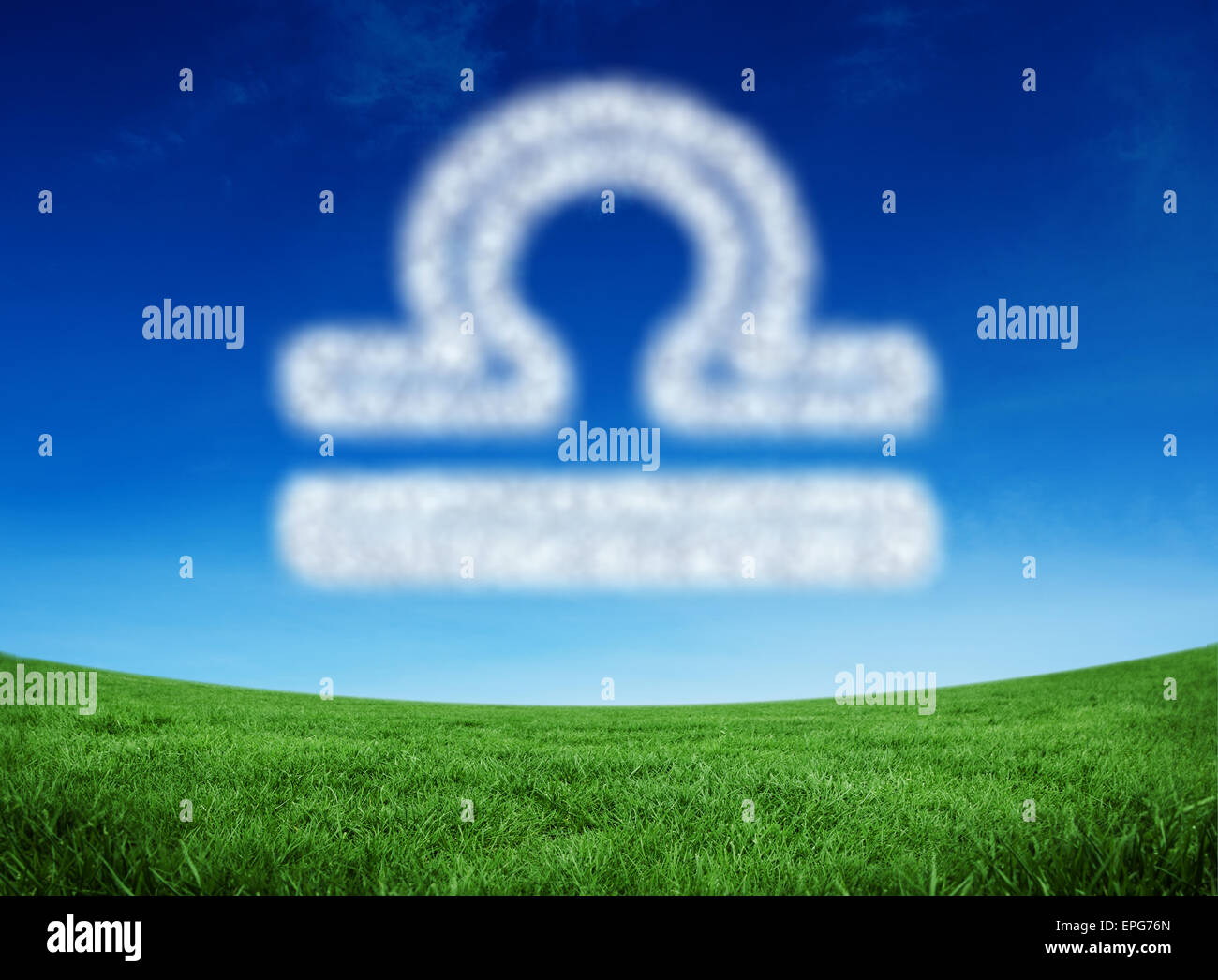 Libra zodiac sign outline hi-res stock photography and images - Alamy