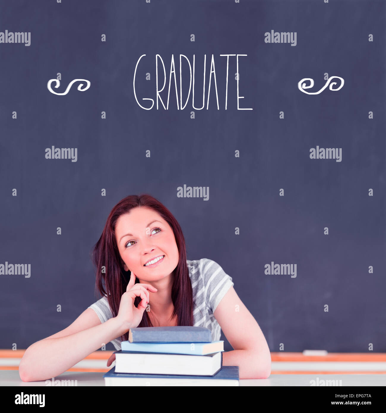 Graduate student study textbook in hi-res stock photography and images ...