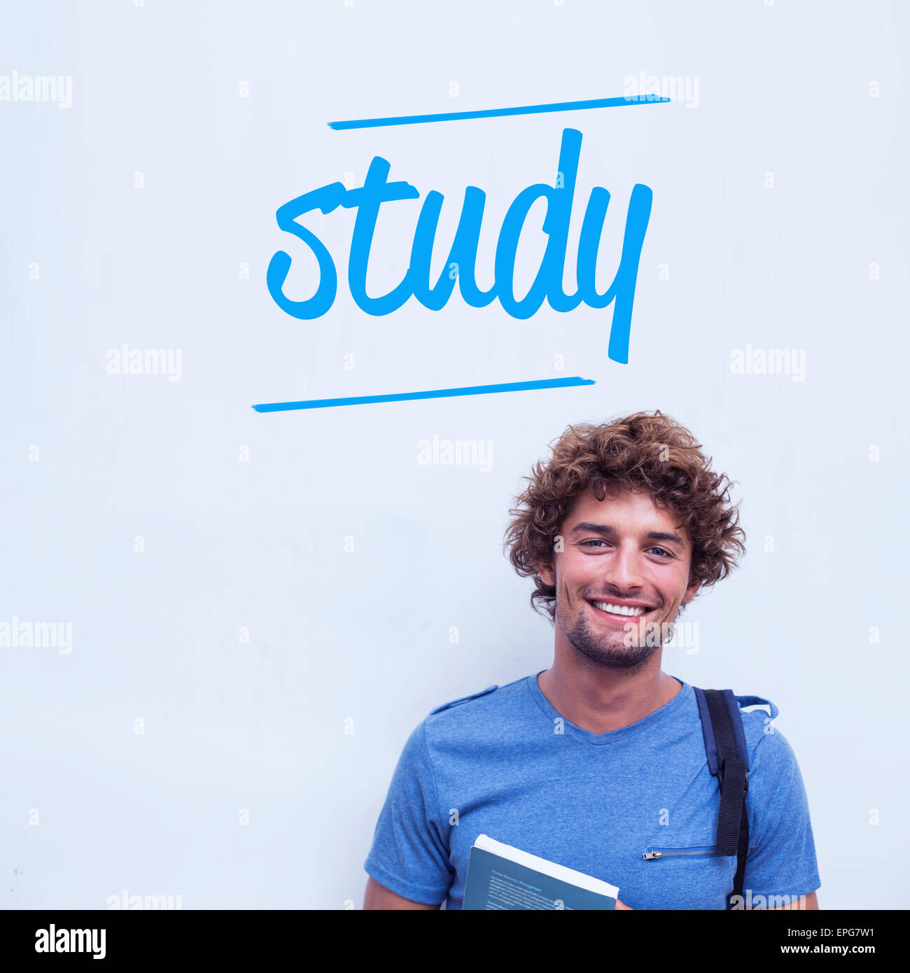 Man holding text books hi-res stock photography and images - Alamy