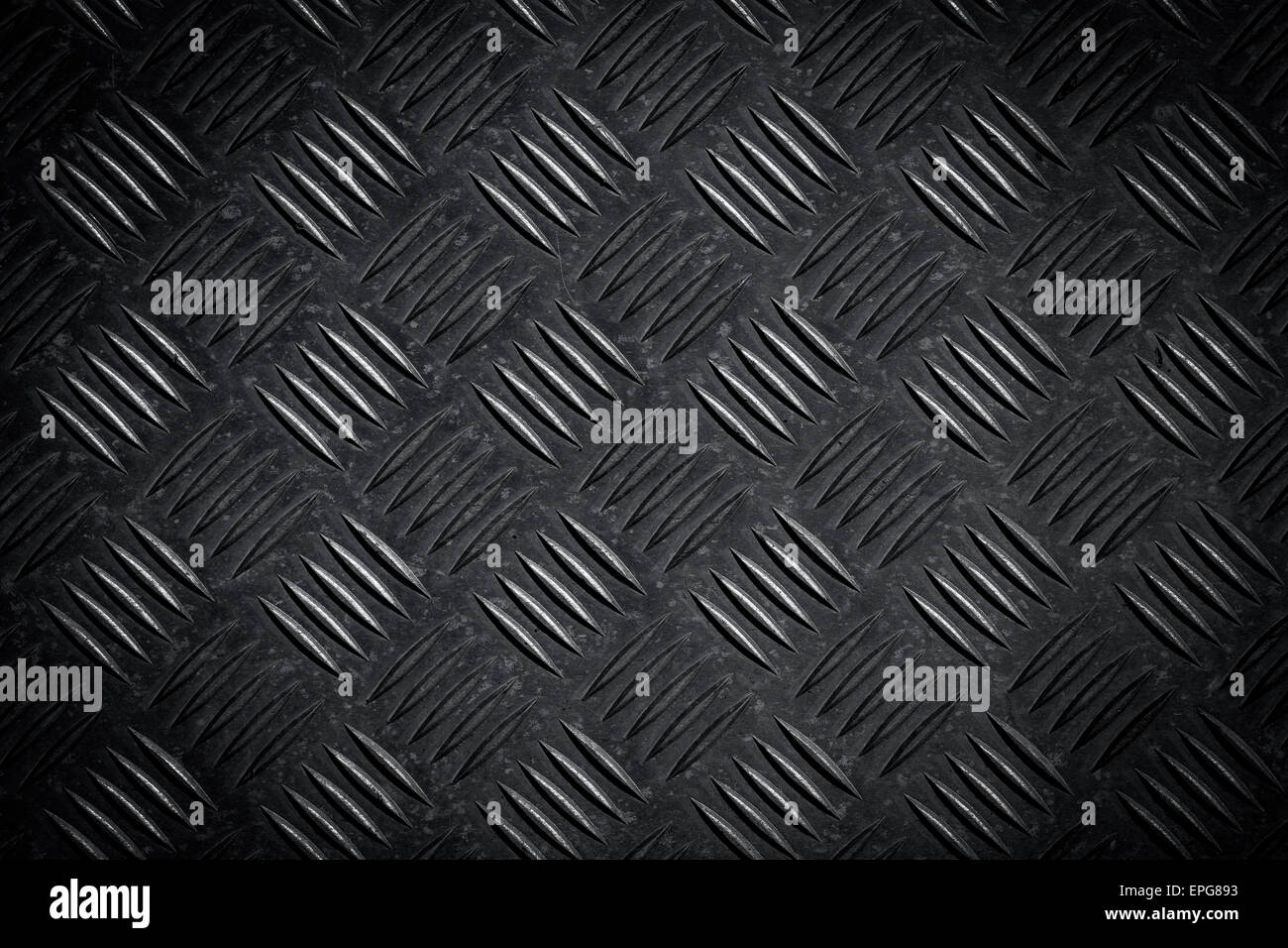 Diamond dirty steel metal plate background texture Stock Photo - Alamy