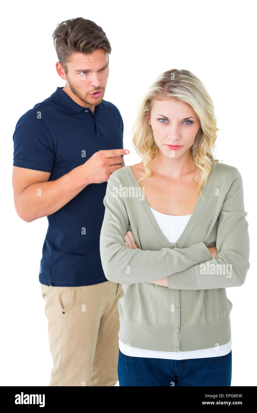 Young couple having an argument Stock Photo - Alamy