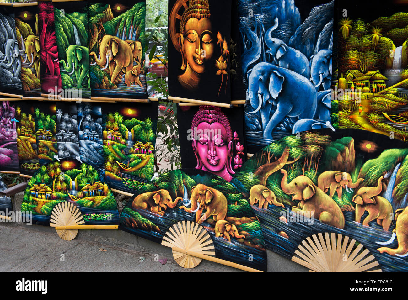 Thailand, Samui Island, Ko Samui. Traditional handicrafts. Local ...