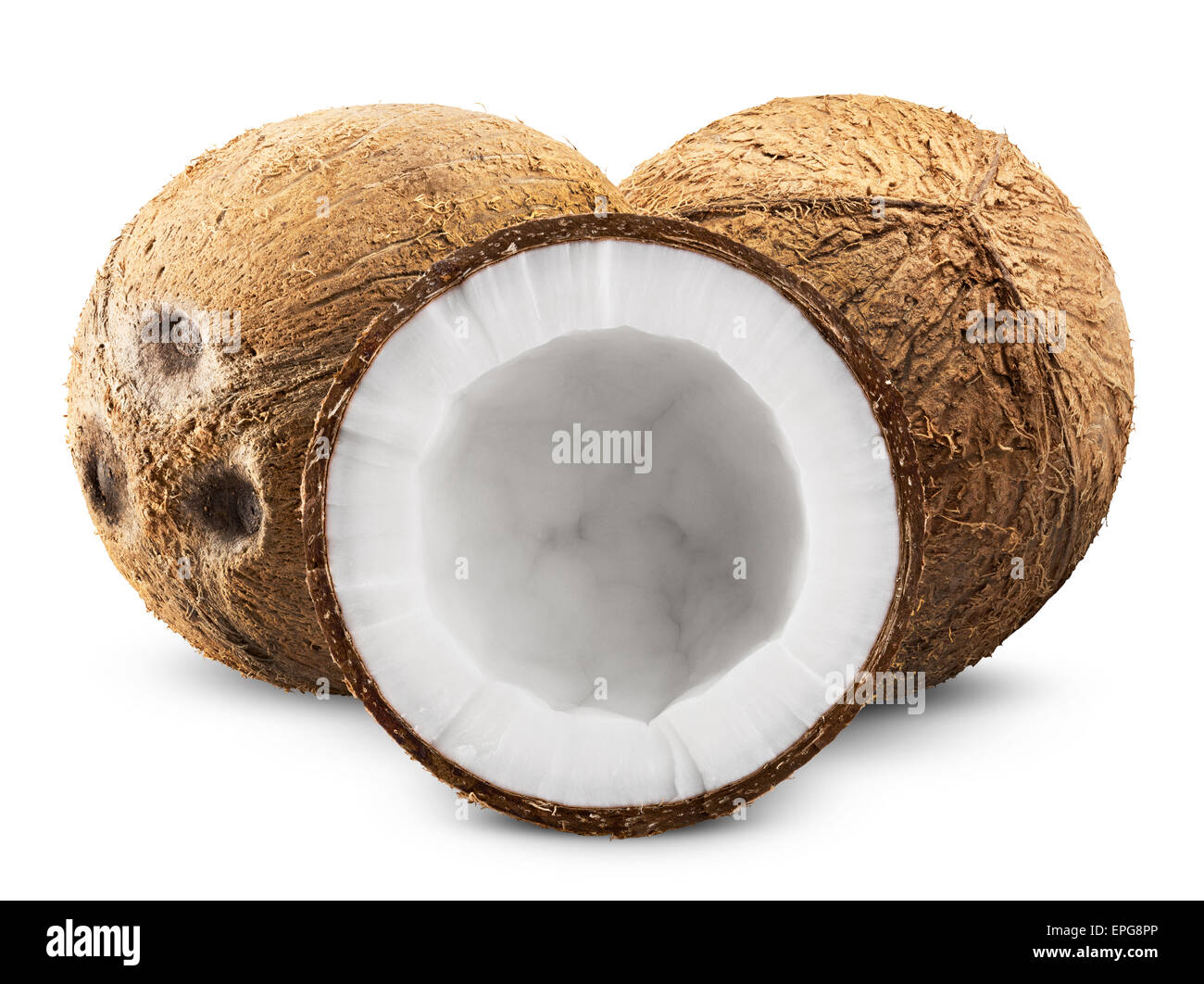 Coconut image picture Cut Out Stock Images & Pictures - Alamy