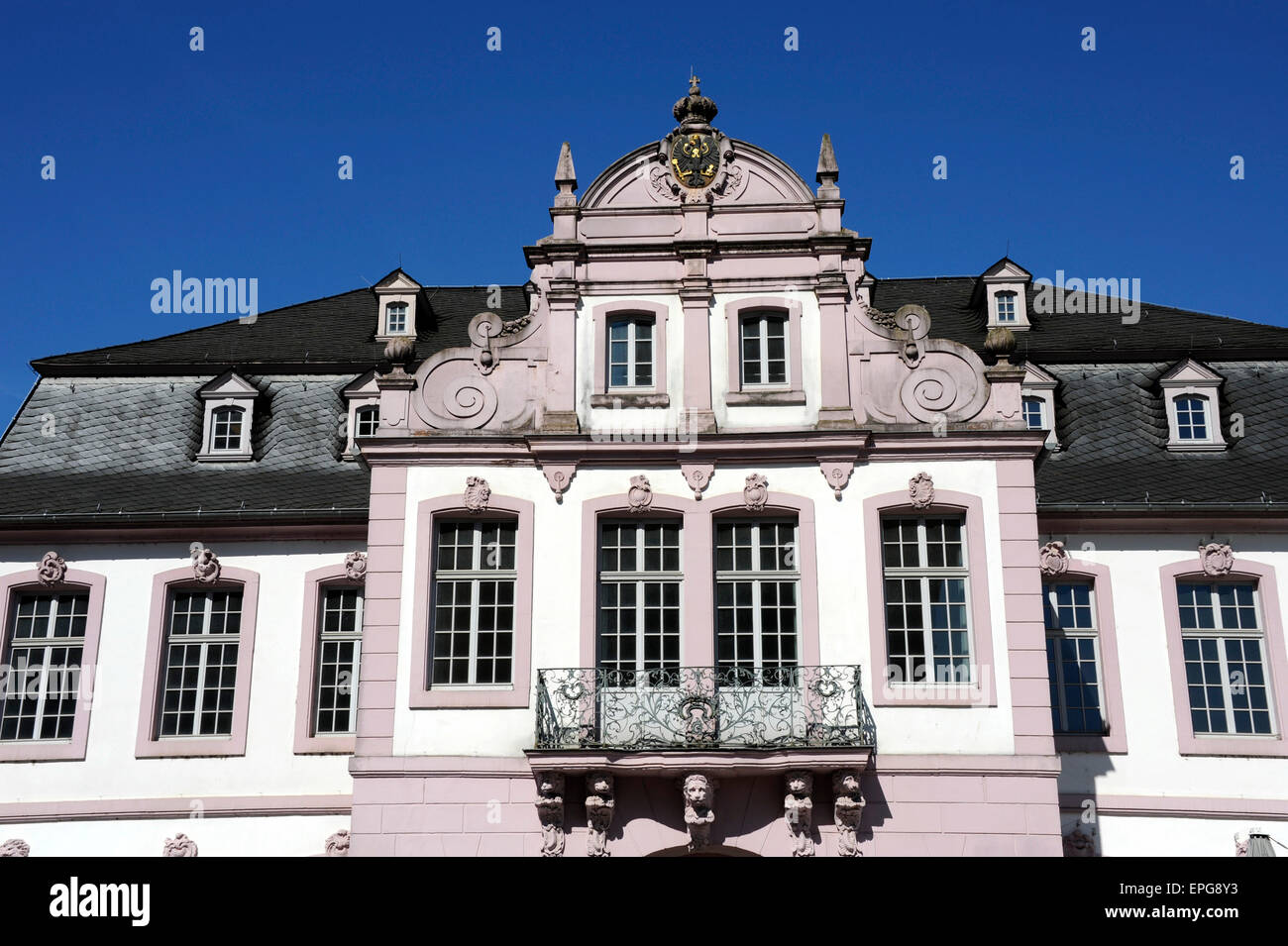 Trier,Treves,Walderdorff palace,old town,pedestrian zone,Rhineland ...