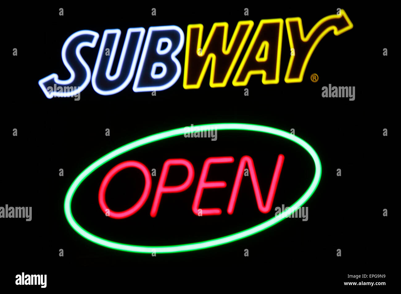 Subway brand and logo hi-res stock photography and images - Alamy